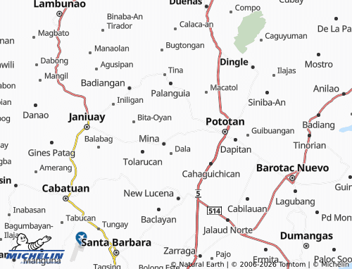 MICHELIN Tumay map - ViaMichelin