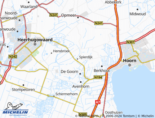 Kaart MICHELIN Spierdijk - ViaMichelin