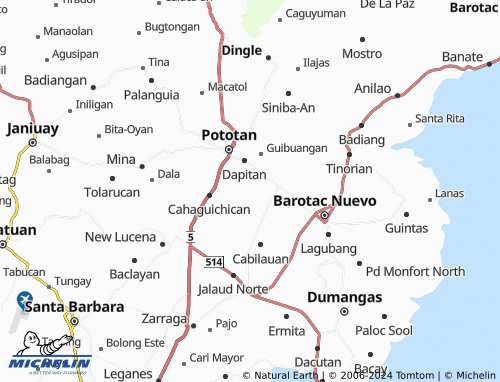 Mapa MICHELIN Barasan - ViaMichelin
