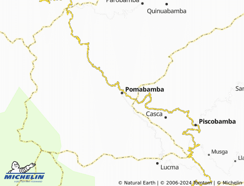 Mapa MICHELIN Pomabamba - ViaMichelin