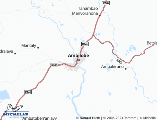 Carte MICHELIN Ambilobe - ViaMichelin