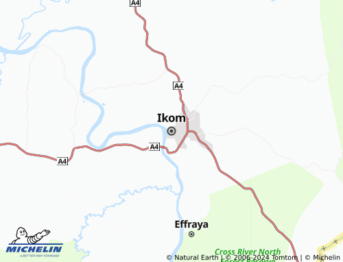 MICHELIN Ikom map - ViaMichelin
