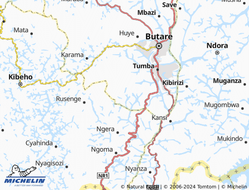 Kaart MICHELIN Busoro - ViaMichelin
