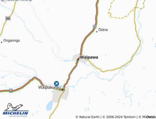 MICHELIN Waipawa map - ViaMichelin