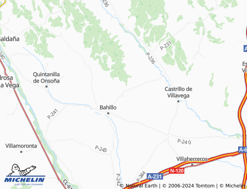 MICHELIN Itero Seco map - ViaMichelin