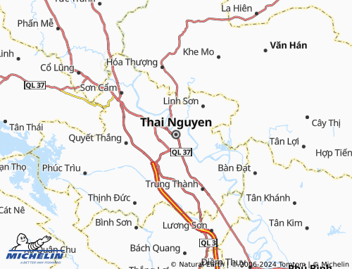 MICHELIN Thai Nguyen map - ViaMichelin