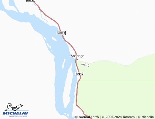MICHELIN Ansongo map - ViaMichelin