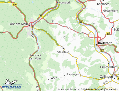 MICHELIN Hausen map - ViaMichelin