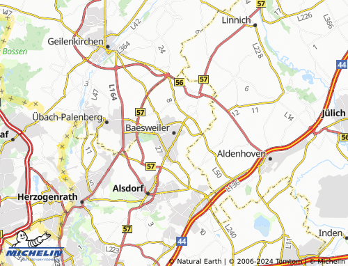 MICHELIN-Landkarte Baesweiler - ViaMichelin