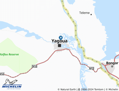 Mapa MICHELIN Yagoua - ViaMichelin