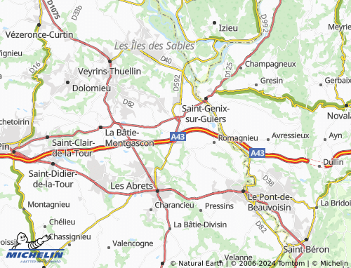 MICHELIN Chimilin map - ViaMichelin