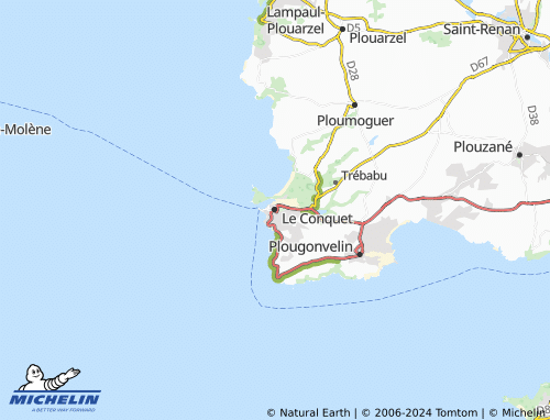 MICHELIN Le Conquet map - ViaMichelin