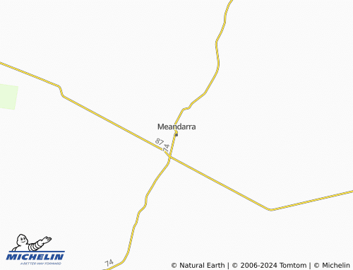 MICHELIN Meandarra map - ViaMichelin