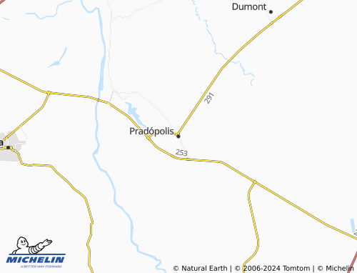 Carte MICHELIN Pradópolis - ViaMichelin