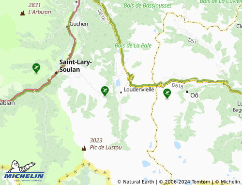 Carte MICHELIN Loudenvielle - ViaMichelin