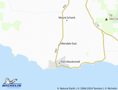MICHELIN Allendale East map - ViaMichelin