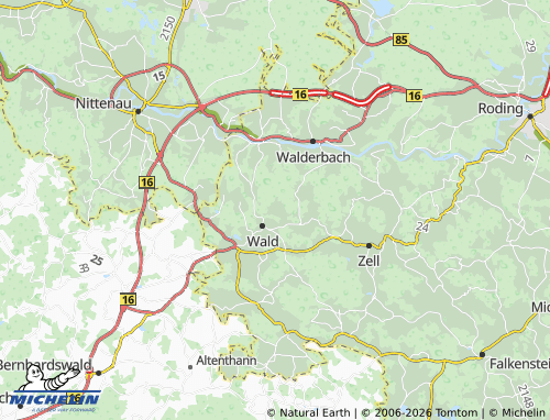 MICHELIN Kolmberg map - ViaMichelin
