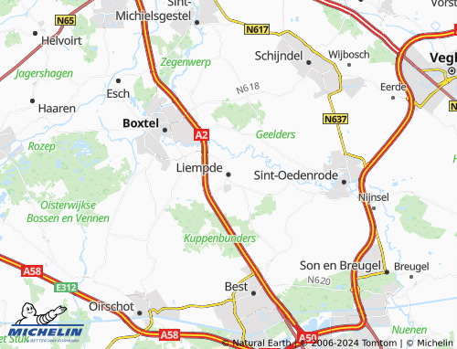 Kaart MICHELIN Liempde - ViaMichelin