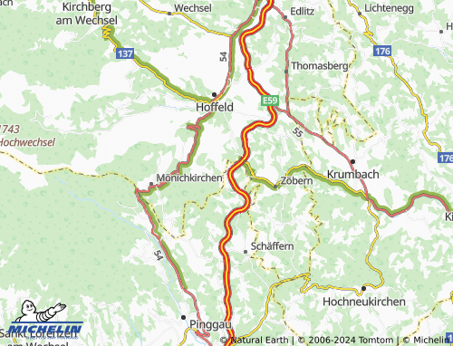 MICHELIN Guggendorf map - ViaMichelin