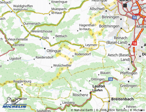 MICHELIN Rodersdorf map - ViaMichelin