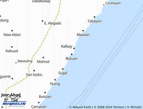 MICHELIN Butuan map - ViaMichelin