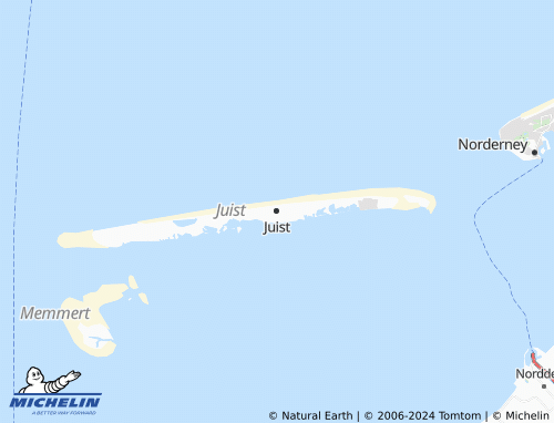 MICHELIN-Landkarte Juist - ViaMichelin