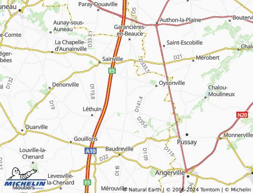 MICHELIN Vierville map - ViaMichelin