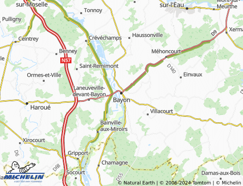 Carte MICHELIN Bayon - ViaMichelin