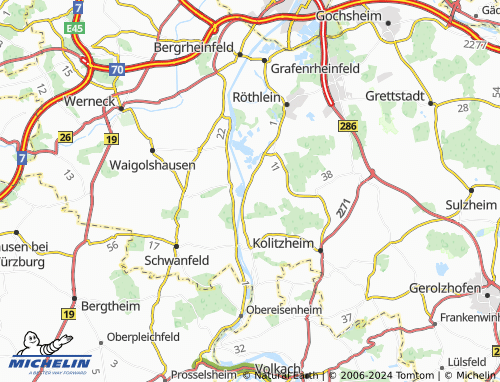 Mapa MICHELIN Hirschfeld - ViaMichelin