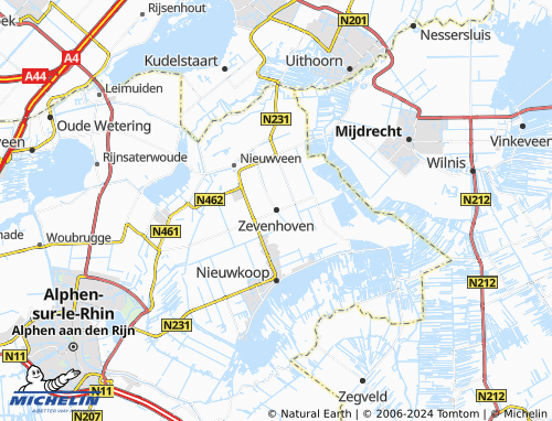 Kaart MICHELIN Zevenhoven - ViaMichelin