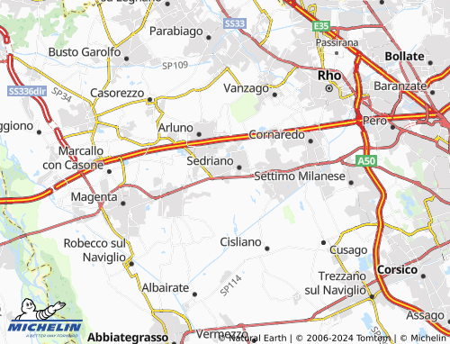Mappa MICHELIN Vittuone - ViaMichelin