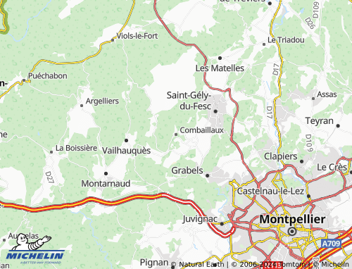 Carte MICHELIN Combaillaux - ViaMichelin