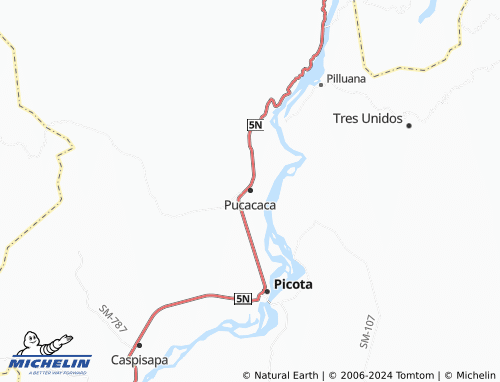 Mapa MICHELIN Pucacaca - ViaMichelin