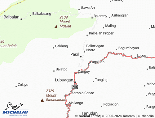 MICHELIN Magsilay map - ViaMichelin