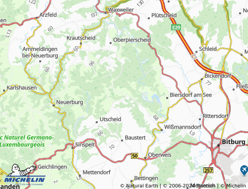 MICHELIN Altscheid map - ViaMichelin