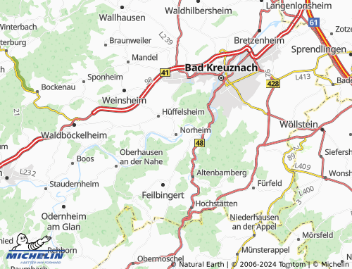 MICHELIN-Landkarte Norheim - ViaMichelin
