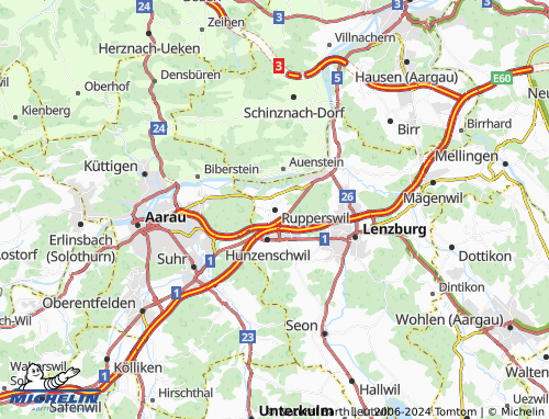 MICHELIN Rupperswil map - ViaMichelin