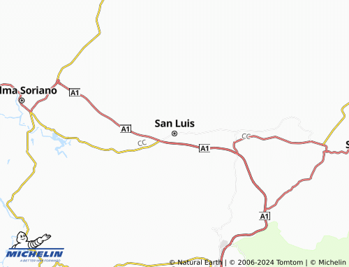 MICHELIN San Luis map - ViaMichelin