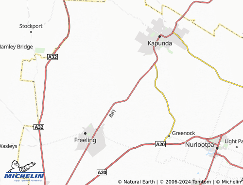 MICHELIN Fords map - ViaMichelin