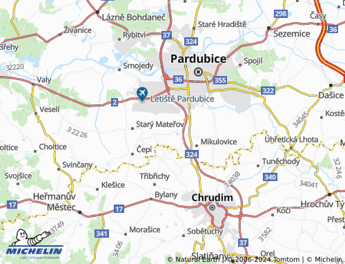 Mapa MICHELIN Staré Jesenčany - ViaMichelin