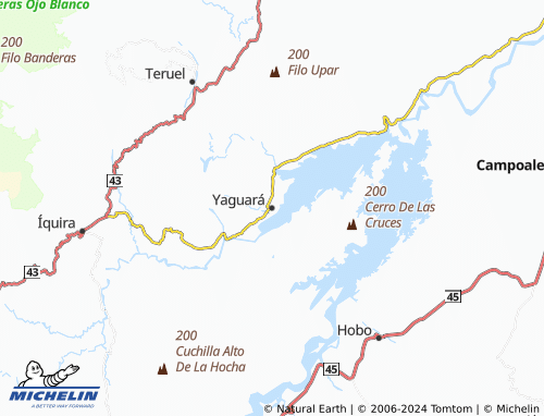 Mapa MICHELIN Yaguará - ViaMichelin