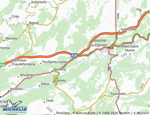 MICHELIN Séchin map - ViaMichelin