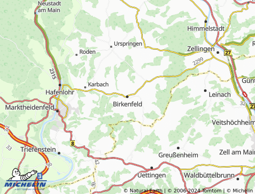 MICHELIN Birkenfeld map - ViaMichelin
