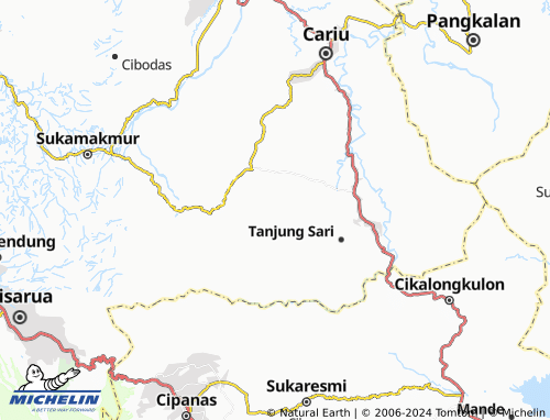 MICHELIN Sukarasa map - ViaMichelin