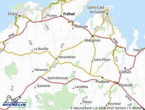 Carte MICHELIN Ruca - ViaMichelin