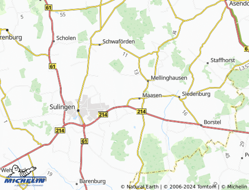 MICHELIN Horst map - ViaMichelin