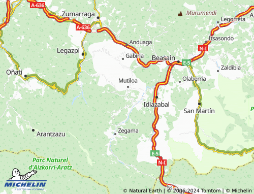 Mapa MICHELIN Zerain - ViaMichelin