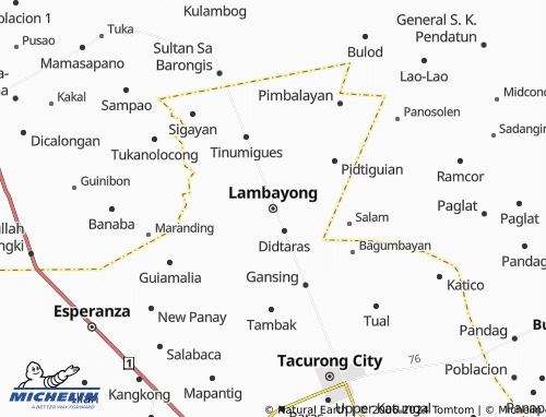 MICHELIN Lambayong map - ViaMichelin