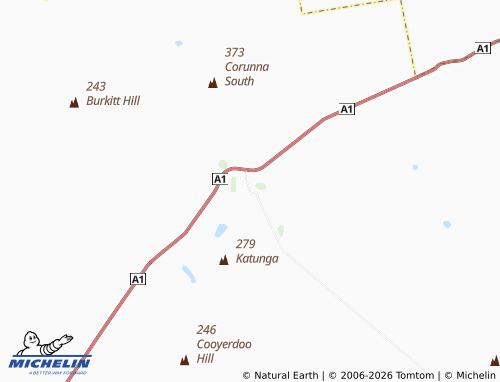 MICHELIN Iron Knob map - ViaMichelin