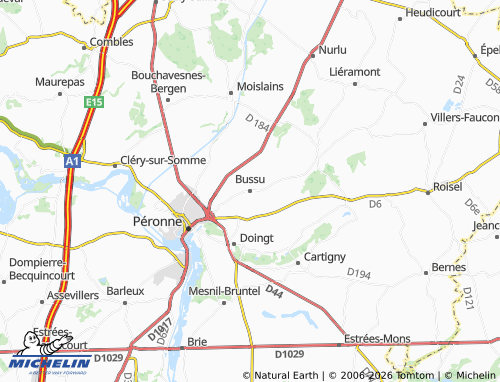 Carte MICHELIN Bussu - ViaMichelin